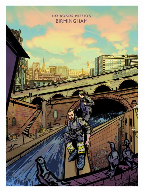 BIRMINGHAM NO ROADS MISSION POSTER – Geowizard Store